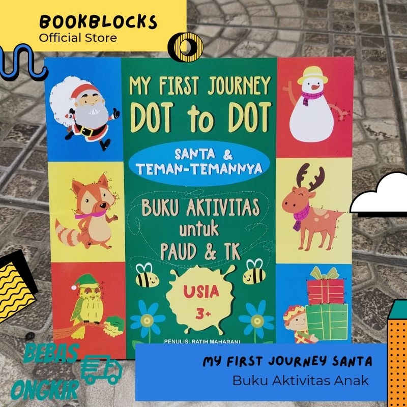 Jual Buku Aktivitas Paud/TK - My First Journey Dot to Dot Santa dan ...