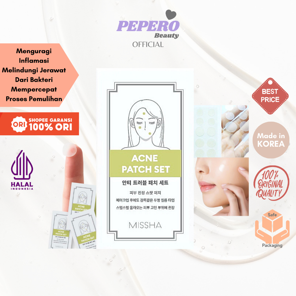 Jual MISSHA Speedy Solution Anti Trouble Patch / Acne Patch Jerawat ...