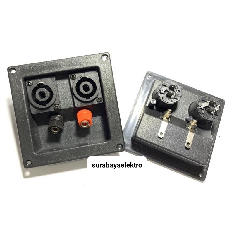 Jual TERMINAL SPICON DENGAN BUILDING/TERMINAL KOTAK BOX SPEAKER 2 PIN ...