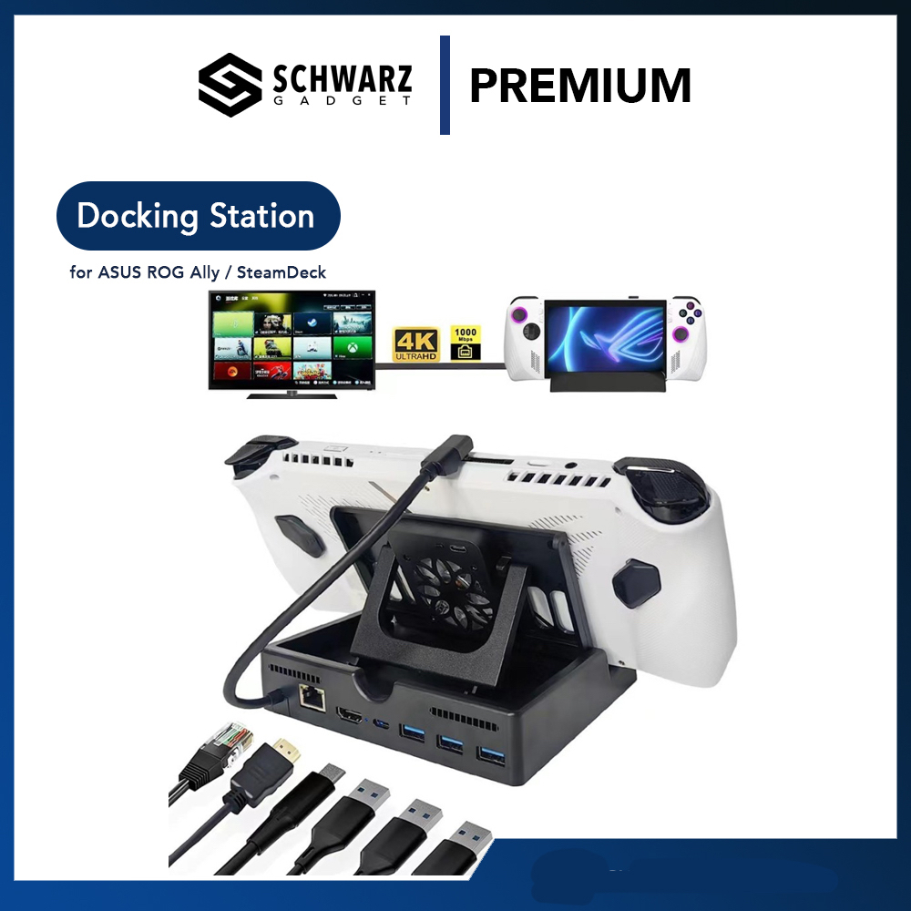 Jual Docking Station Asus Rog Ally SteamDeck 6in1 HDMI 4K 60HZ Fan ...