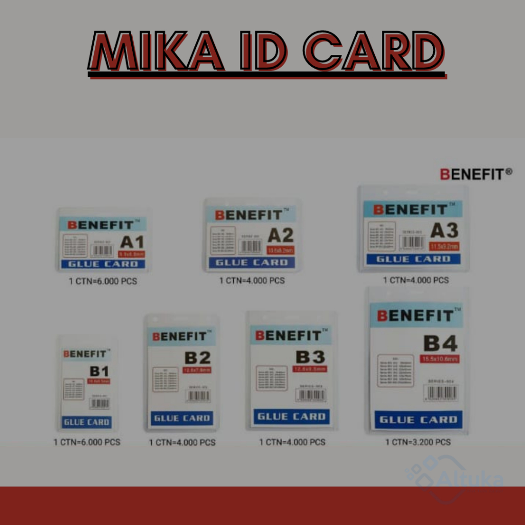 Jual (10 Pcs) MIKA TANDA PENGENAL / CASE PLASTIK ID CARD | Shopee Indonesia