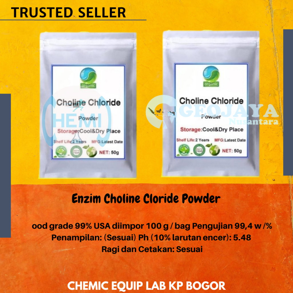 Jual Enzim Choline Cloride Powder 15-100gr | Shopee Indonesia