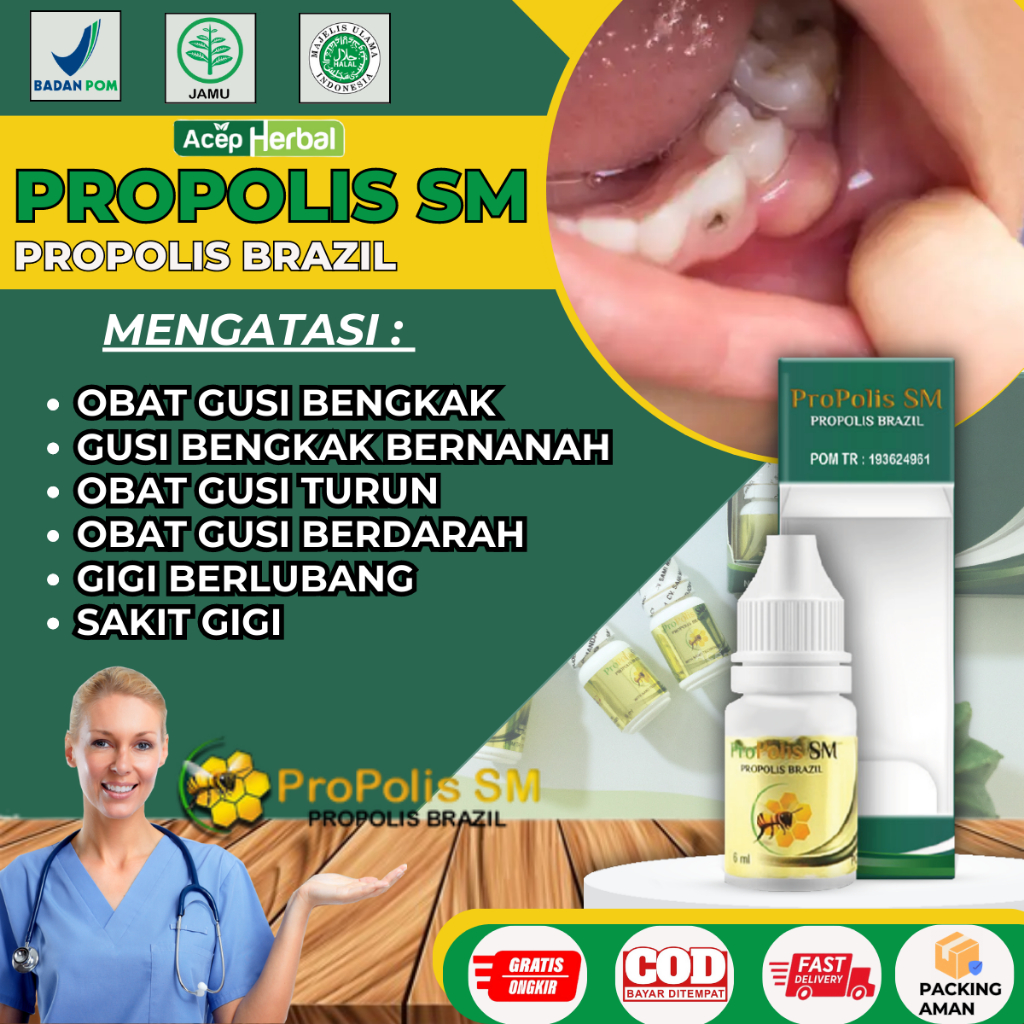 Jual Obat Gusi Bengkak Sakit Gigi Gigi Berlubang Radang Gusi Gigi ...