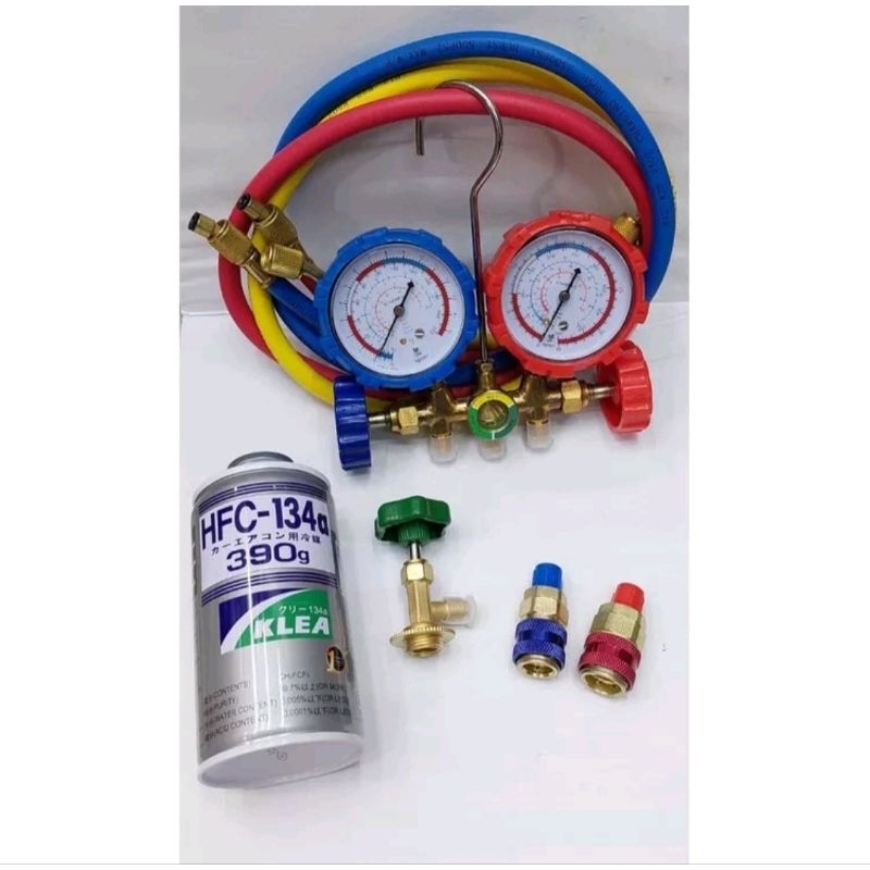 Jual PAKET MURAH ISI FREON AC MOBIL R134a KRAN CT.339 DAN DOUBLE ...