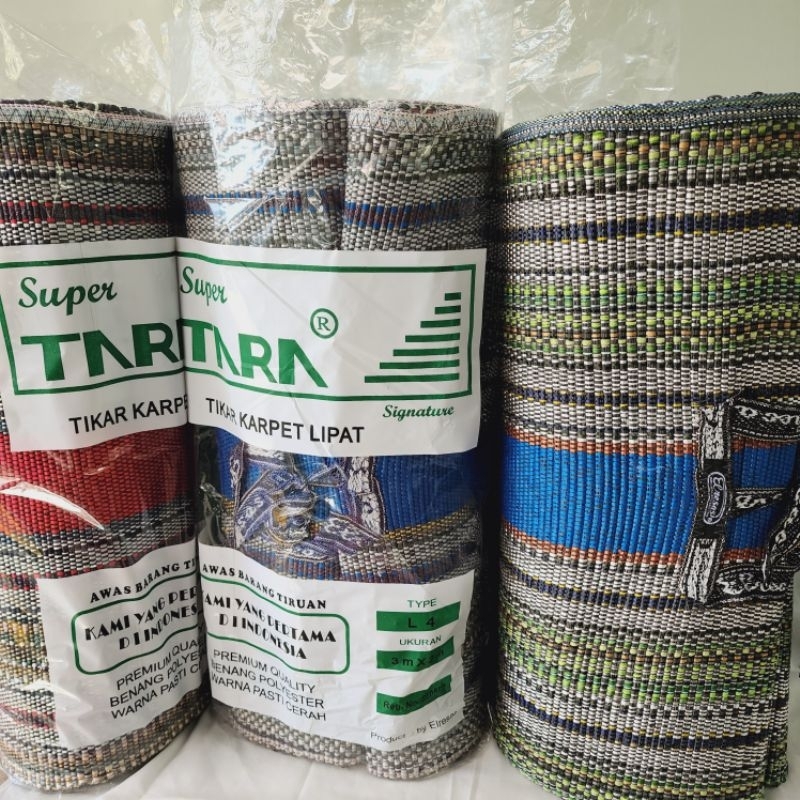 Jual Tikar Karpet Tenun Lipat Super TARA Ukuran 3 mtr x 2 mtr by ...