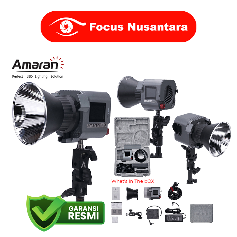 Jual APUTURE Amaran COB 60x S Bi-Color LED Light Video COB 60xS RESMI ...