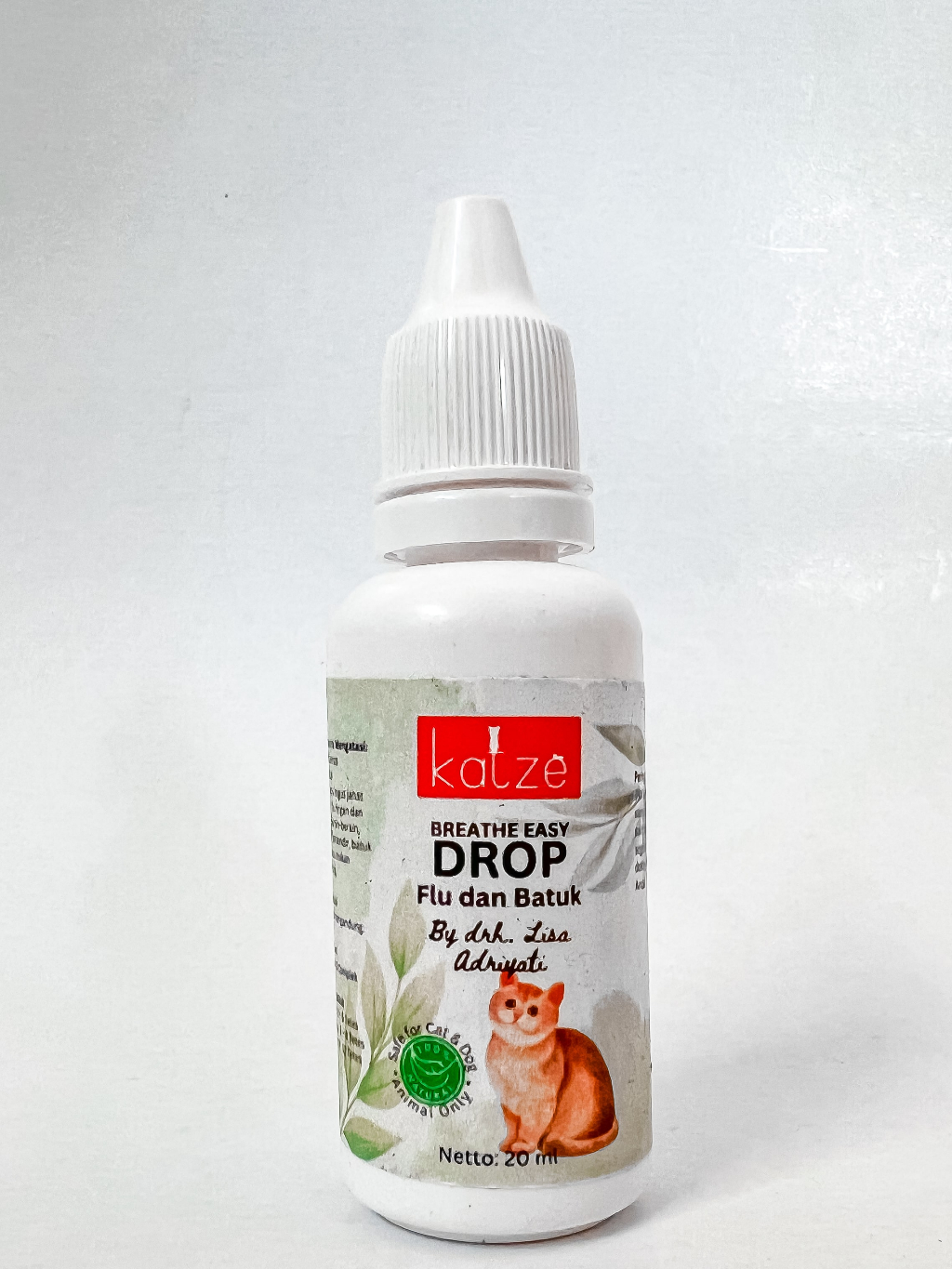 Jual KATZE - Pet Medicated Drop / Breathe Easy Drop / Obat Flu Dan Batuk Isi 20ml | Shopee Indonesia
