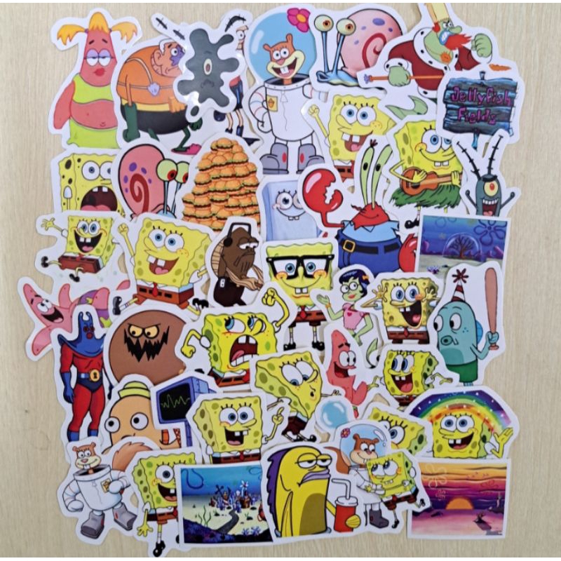 Jual Stiker Spongebob Patrick and friends | Shopee Indonesia