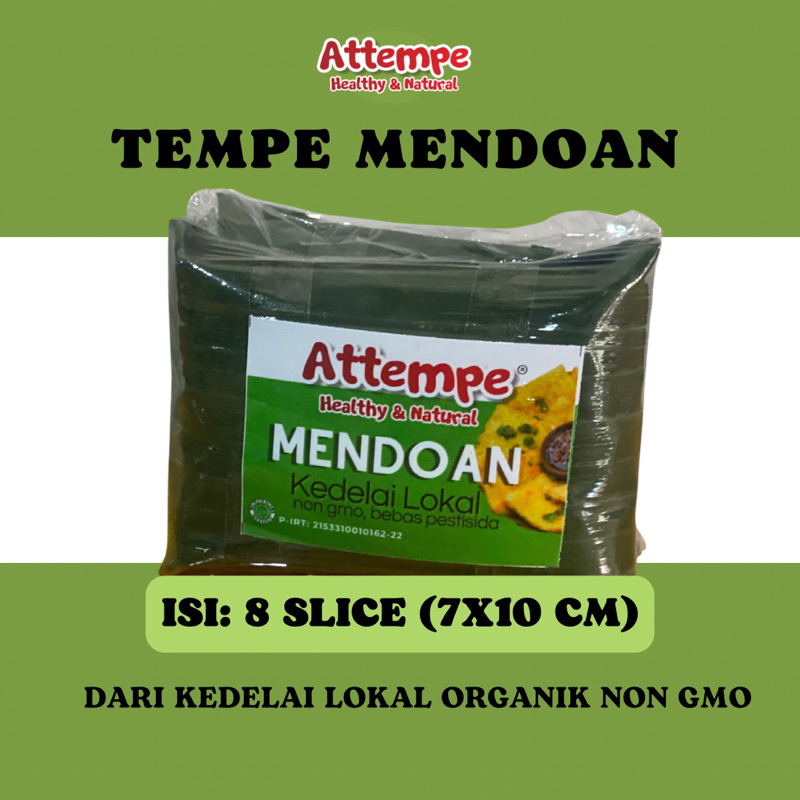 Jual MENDOAN Tempe Segar Organik Non-GMO gr Attempe Healthy Food ...