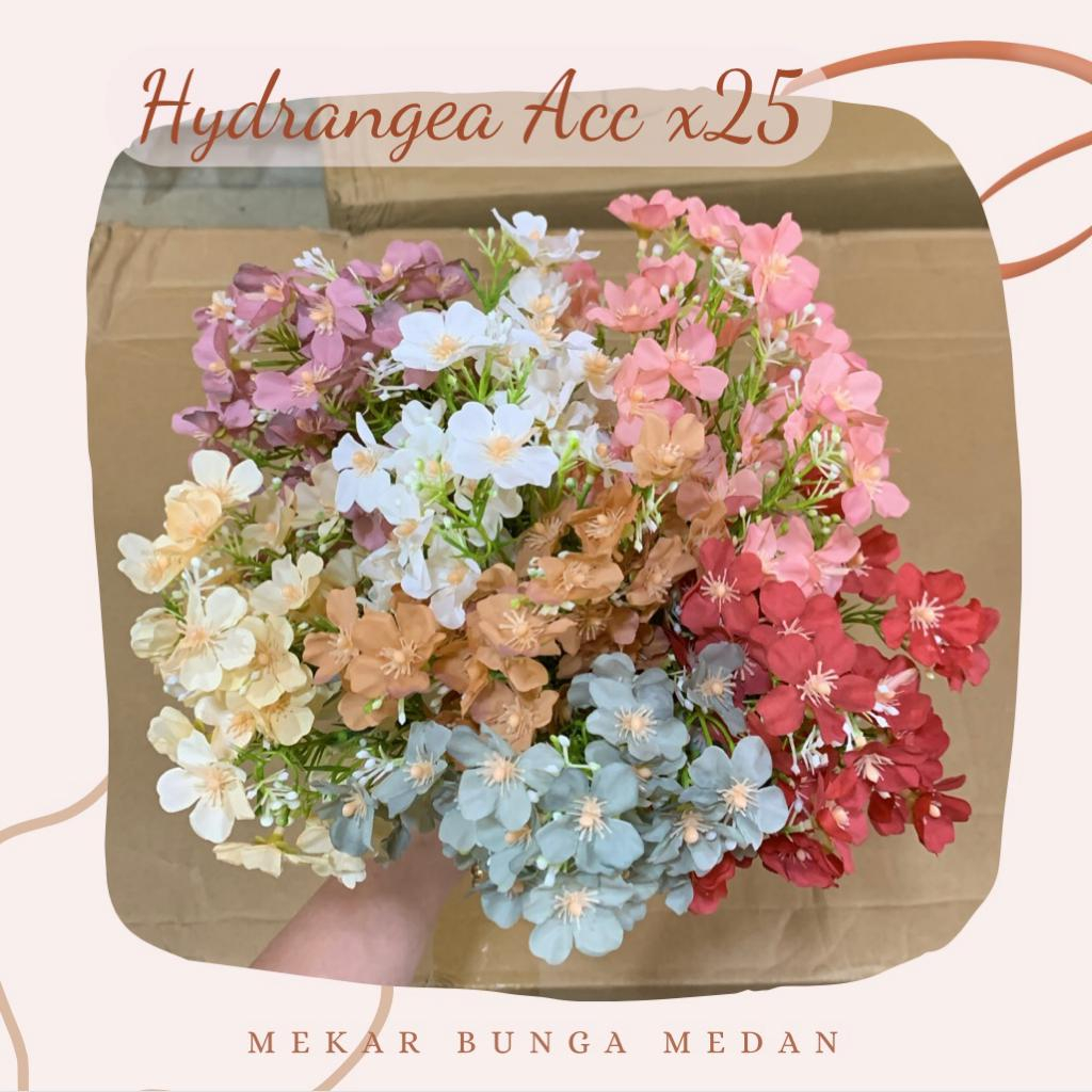 Jual SC 2 BUNGA ARTIFISIAL HYDRANGEA BUNCH ACC X5 Dekorasi Pelaminan ...