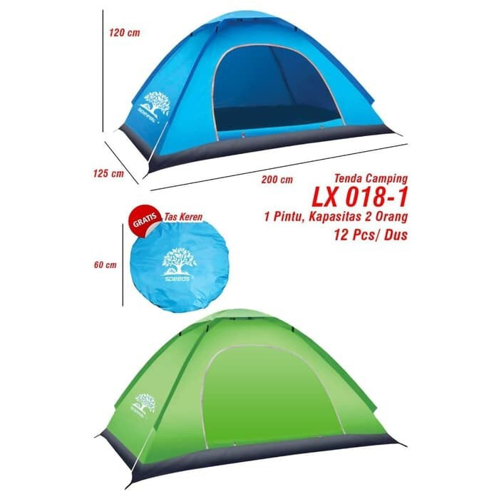 Jual Tenda Camping Buka Otomatis Original Speeds 018 | Shopee Indonesia