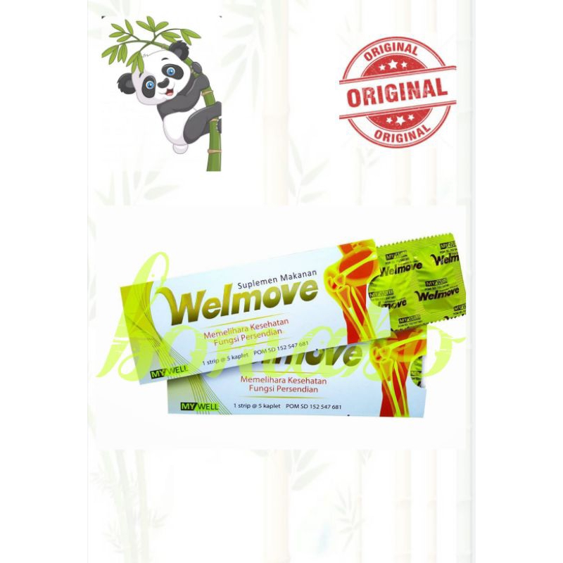 Jual Vitamin WELMOVE 1 strip isi 5 kaplet / Multivitamin untuk ...