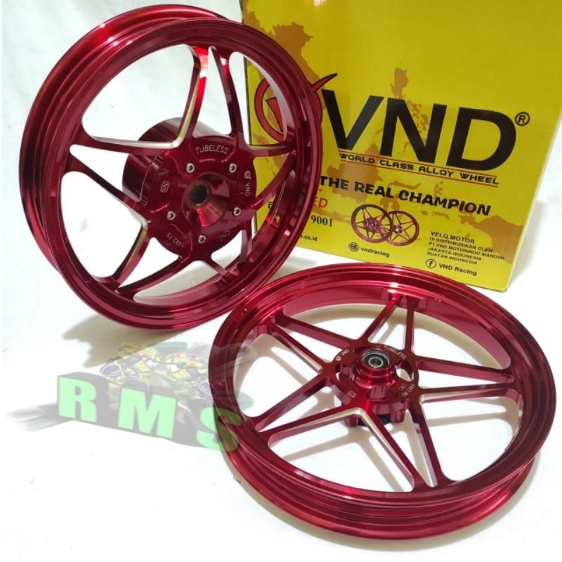 Jual Velg Racing VND V Speed V2 Model Bintang Vario 125 Vario 150 Velg Pelek Racing Vario 125 ...
