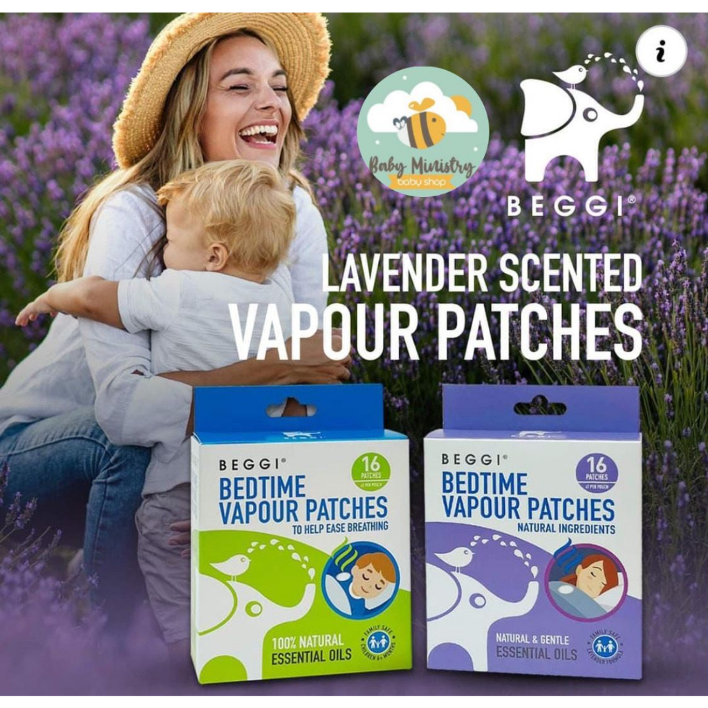 Jual Beggi Bedtime Nasal Vapour Patches Natural Essential Oil - Pelega ...