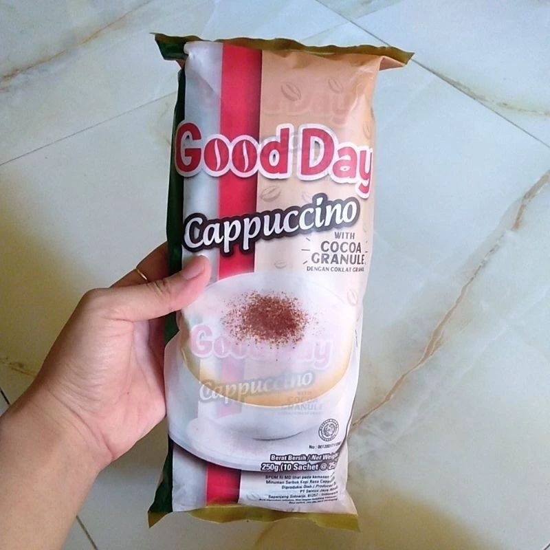 Jual Kopi Instan Good Day Cappuccino Renceng 25g x 10s Sachet | Shopee ...