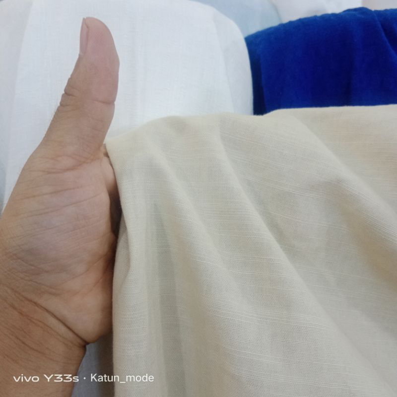 Jual bahan linen fure/serat rayon per(0.50mt) | Shopee Indonesia