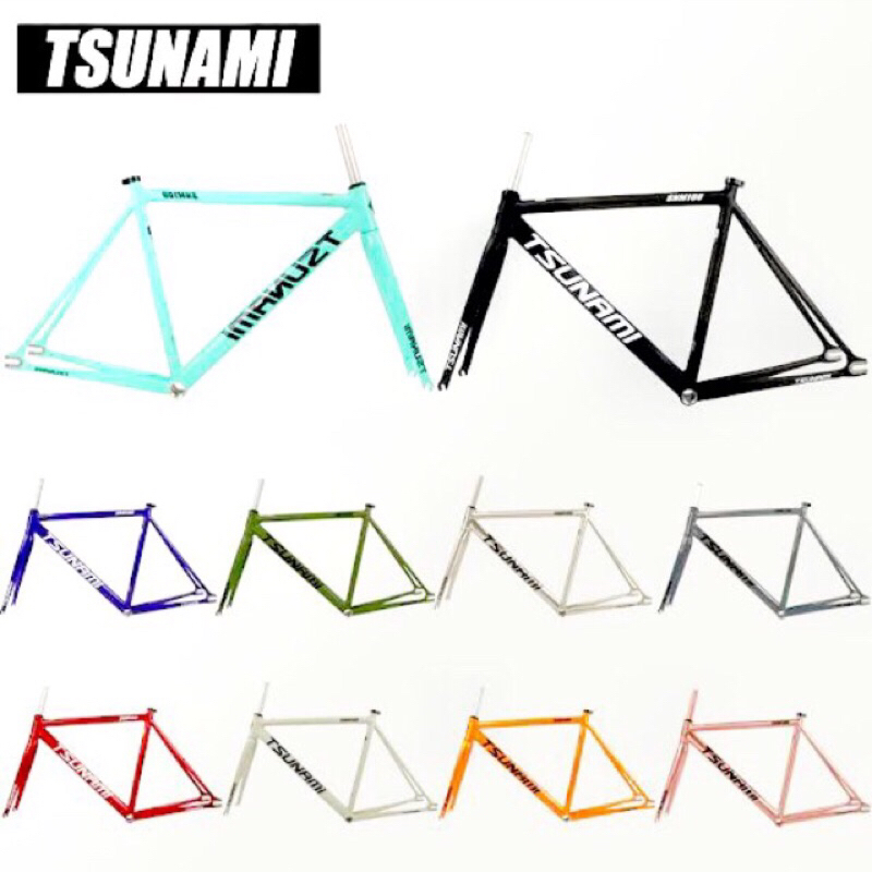 Jual Frameset Tsunami SNM100 SNM 100 Frame Set Alloy 700c Sepeda Fixie ...