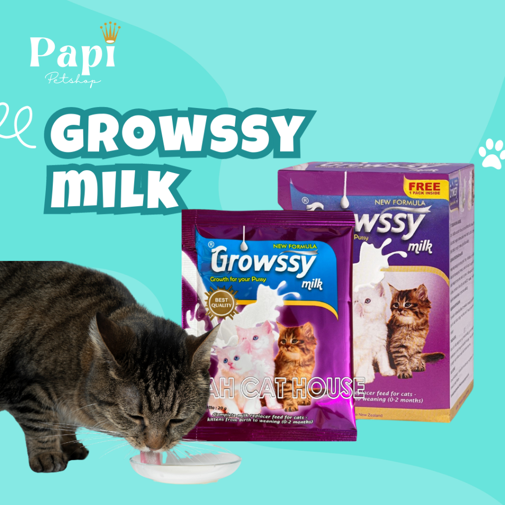Jual Growssy Susu Kucing Growsy Kitten Cat Milk Low Lactose Susu Anak ...