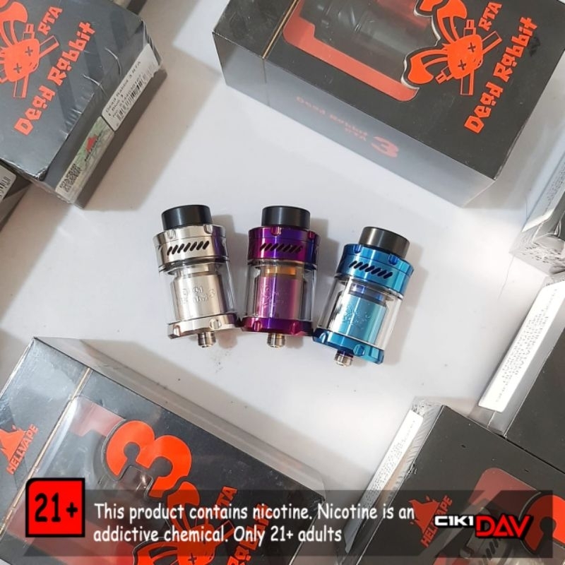 Jual Hellvape Dead Rabbit V3 RTA authentic | Shopee Indonesia