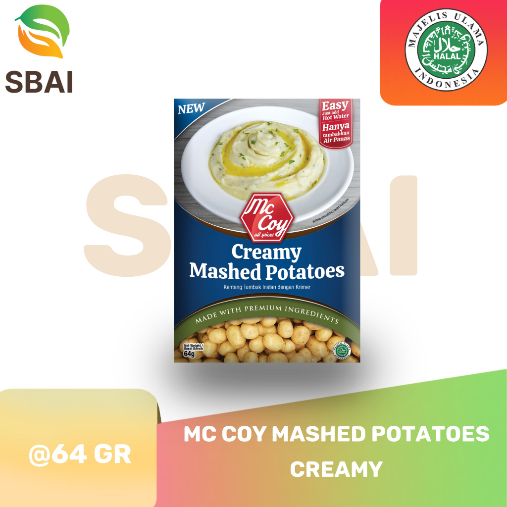 Jual Mc Coy Kentang Tumbuk Instant Susu / Creamy Mashed Potatoes ...