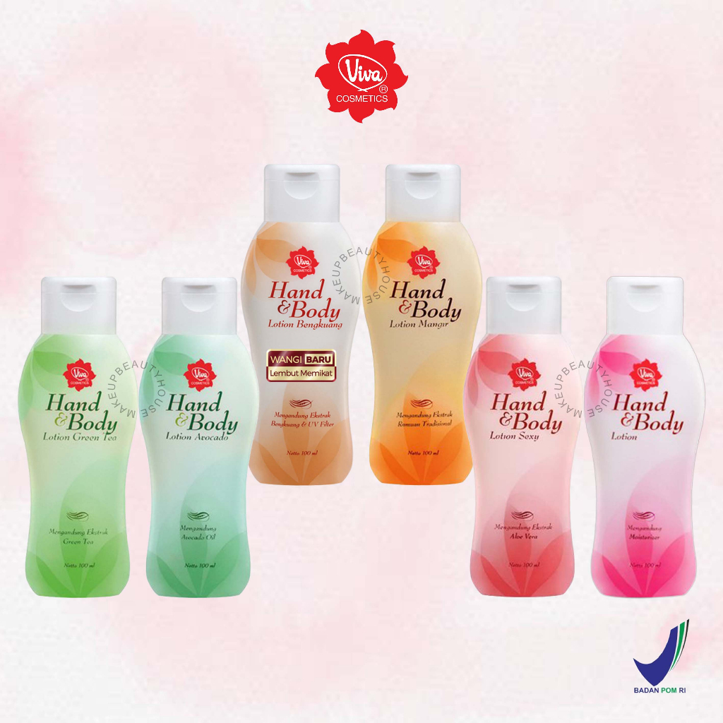 Jual VIVA Hand & Body Lotion - Original | Bengkuang | Sexy | Green Tea ...