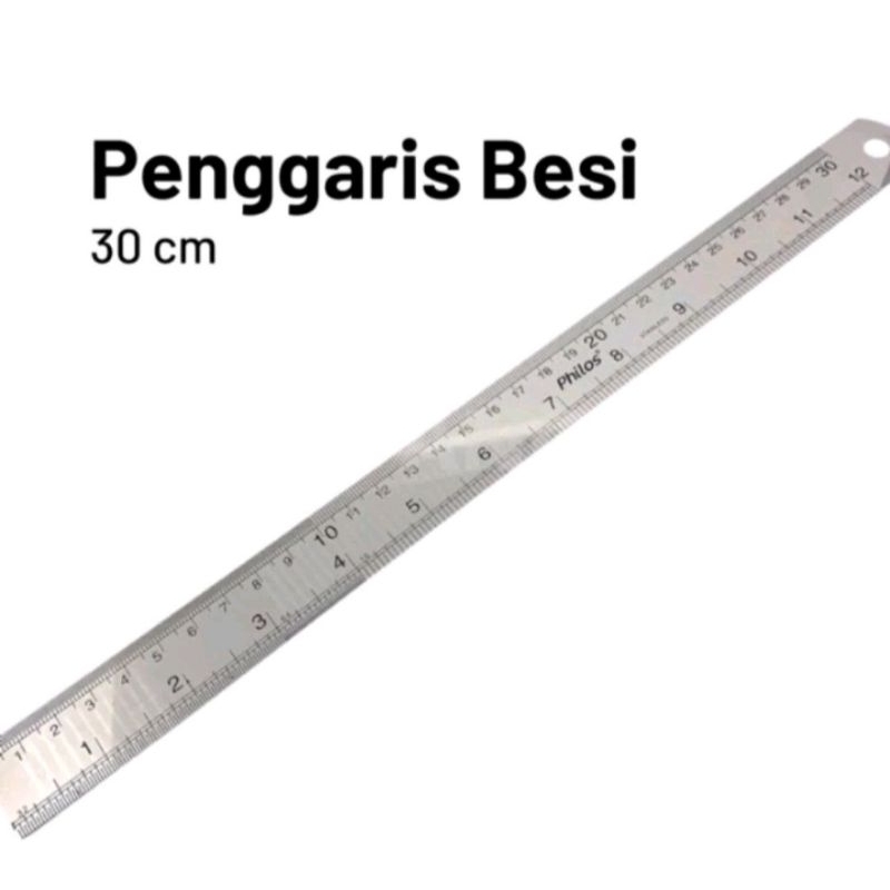 Jual penggaris atau mistar besi | Shopee Indonesia