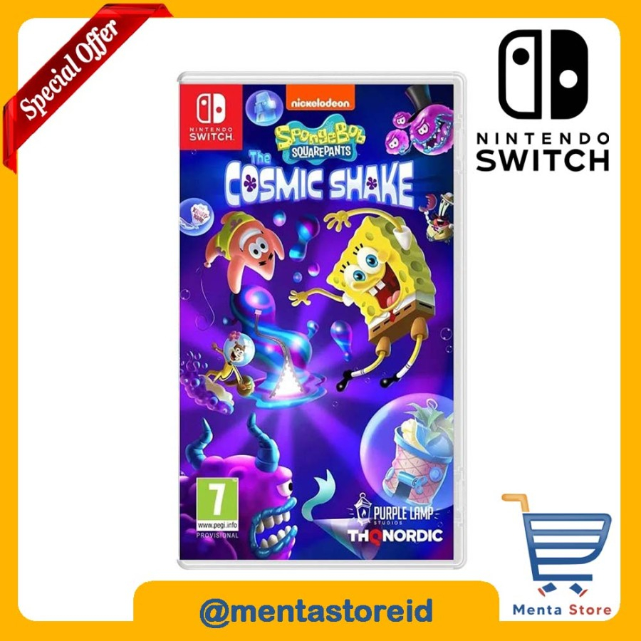 Jual Nintendo Switch Spongebob Squarepants The Cosmic Shake | Shopee ...