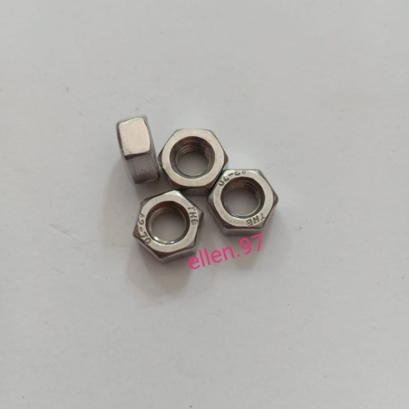 Jual Mur M6 anti karat / stainless steel baut kunci 10 6mm | Shopee ...