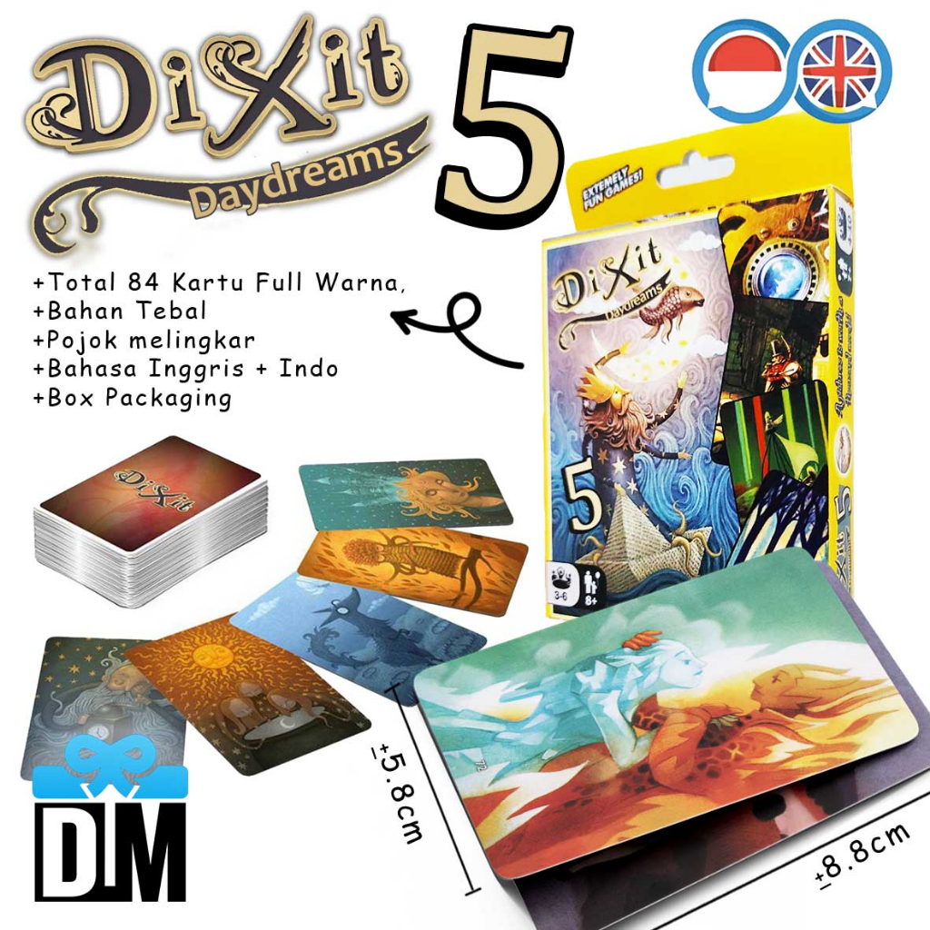 Jual Dixit Card Game Kartu Dixit Lengkap Murah Keluarga Family Cafe ...