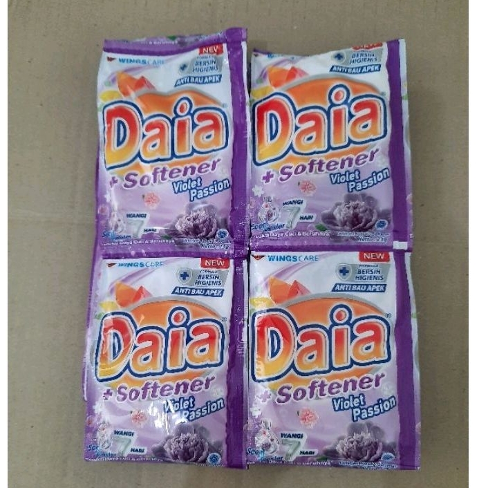 Jual Daia Detergen Bubuk Softener 1 Renceng isi 6 sachet | Shopee Indonesia