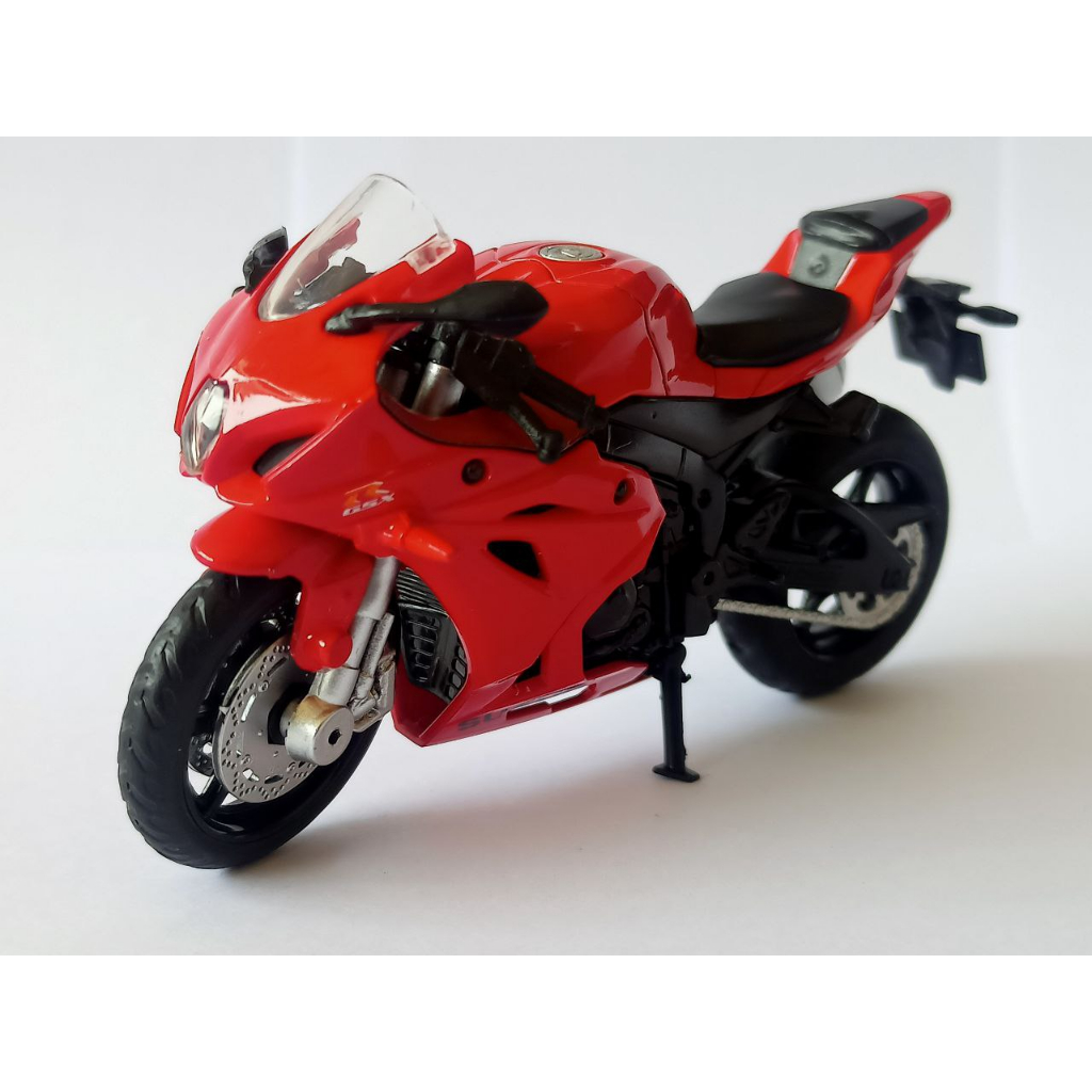 Jual Diecast Motor Suzuki GSX-R1000 merah miniatur motor sport koleksi ...