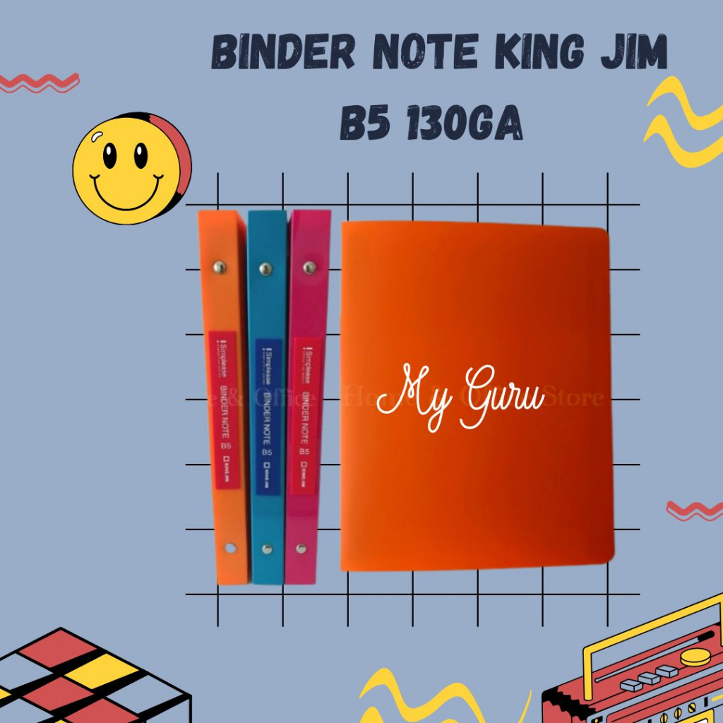 Jual [PCS] BINDER NOTE KING JIM B5 130GA / BINDER LOOSE LEAF | Shopee ...
