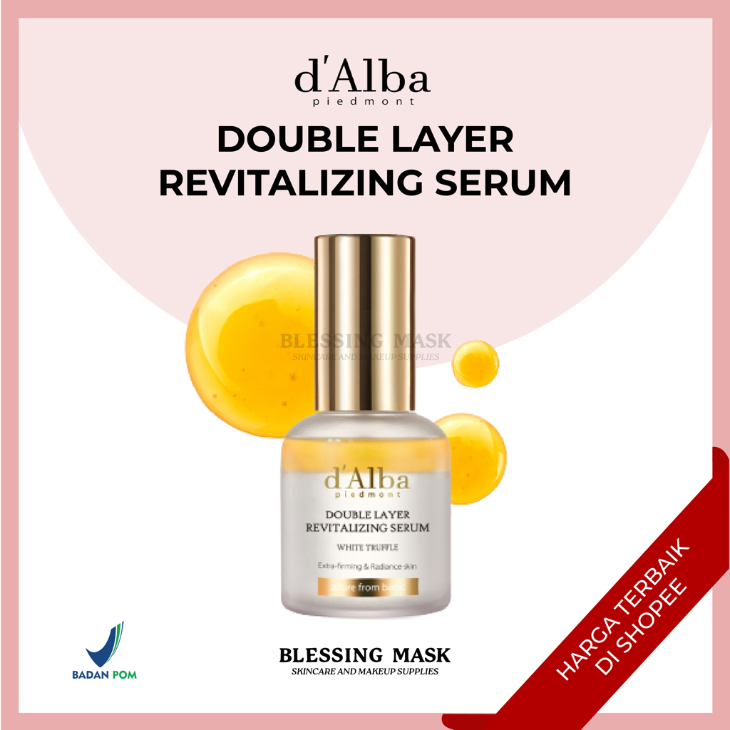 Jual D'Alba White Truffle Double Layer Revitalizing Serum 30mL | Serum ...