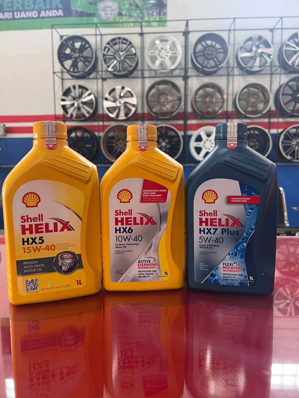 Jual OLI MESIN BENSIN DAN DIESEL SHELL HELIX HX5 HX6 HX7 1L ORIGINAL ...