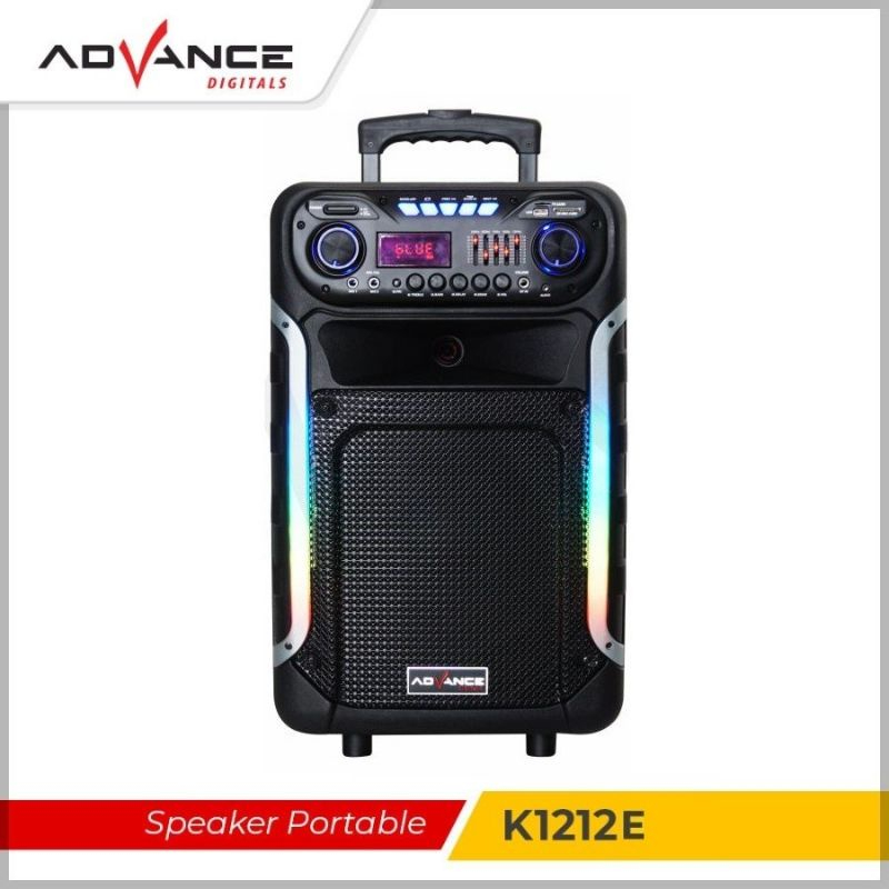 Jual Speaker Advance K1212 E Bluetooth 12 inch 2 Mic Wireless / K1212E Bluetooth speker 12 inci ...