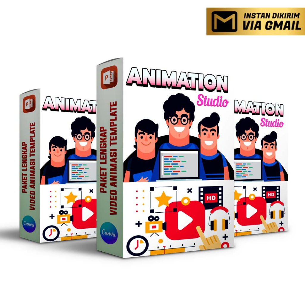 Jual ANIMASI STUDIO Templates Video Animasi + Asset Ready | Shopee ...