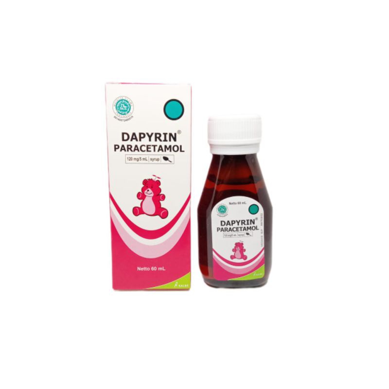 Jual Dapyrin ( Paracetamol) Sirup 60 ml/ Meringankan rasa sakit seperti ...