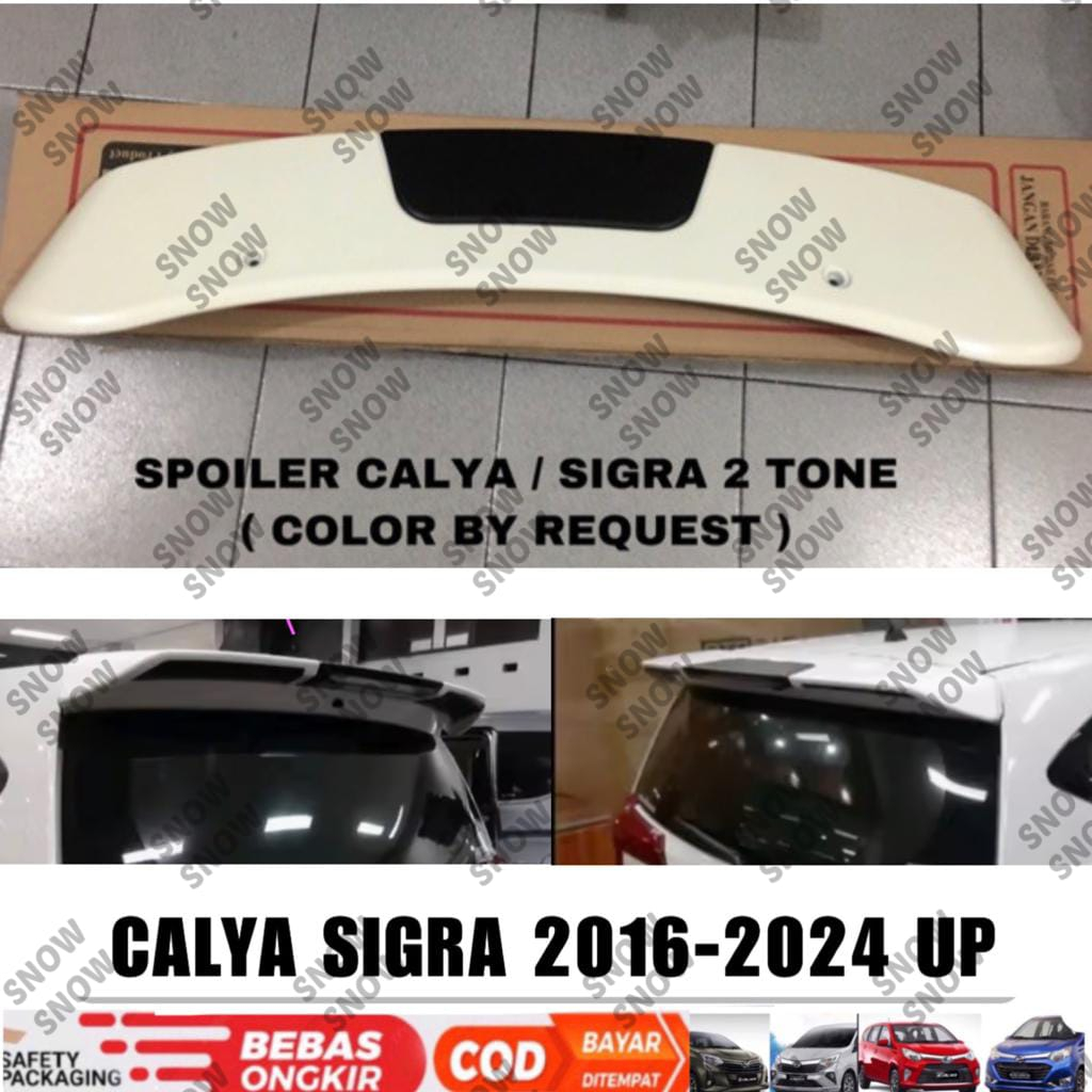 Jual Spoiler Belakang Calya Sigra 2016 2023 2024 2025 up Two Tone Warna ...