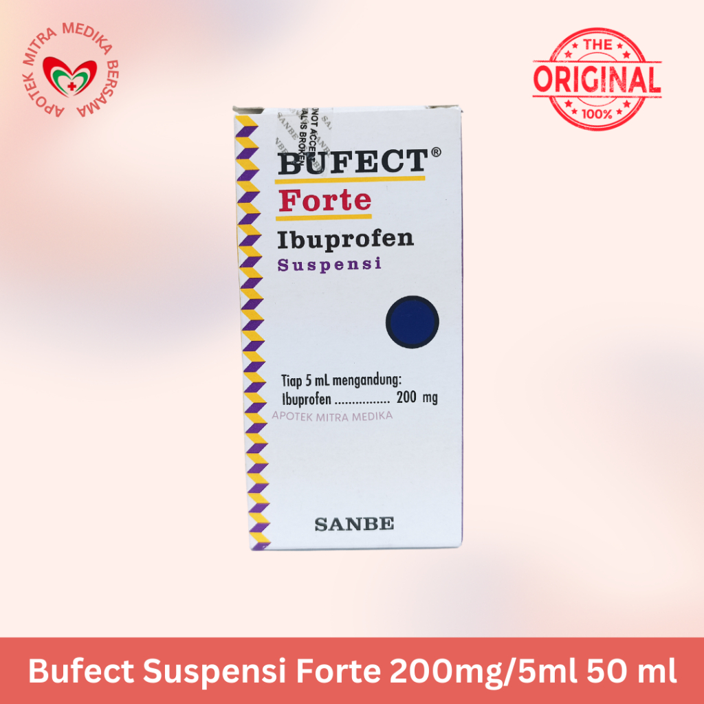 Jual Bufect Suspensi Forte 200mg/5ml 50 ml | Shopee Indonesia