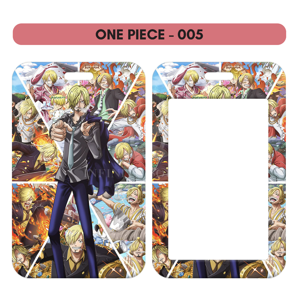 Jual (N009) Nametag One Piece Tanpa Tali / ID Card Straw Hat / Card ...