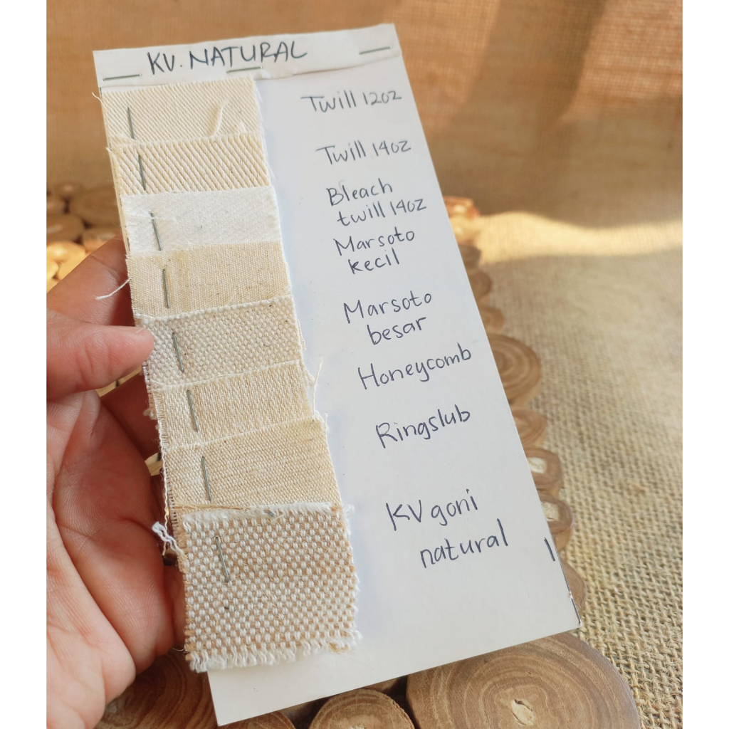 Jual Kain Kanvas Polos Natural Premium Bahan Craft Tas Sepatu I Canvas ...