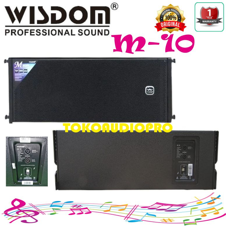 Jual Speaker Wisdom M10 10" Speaker Line Array Pasif Wisdom M-10 ...
