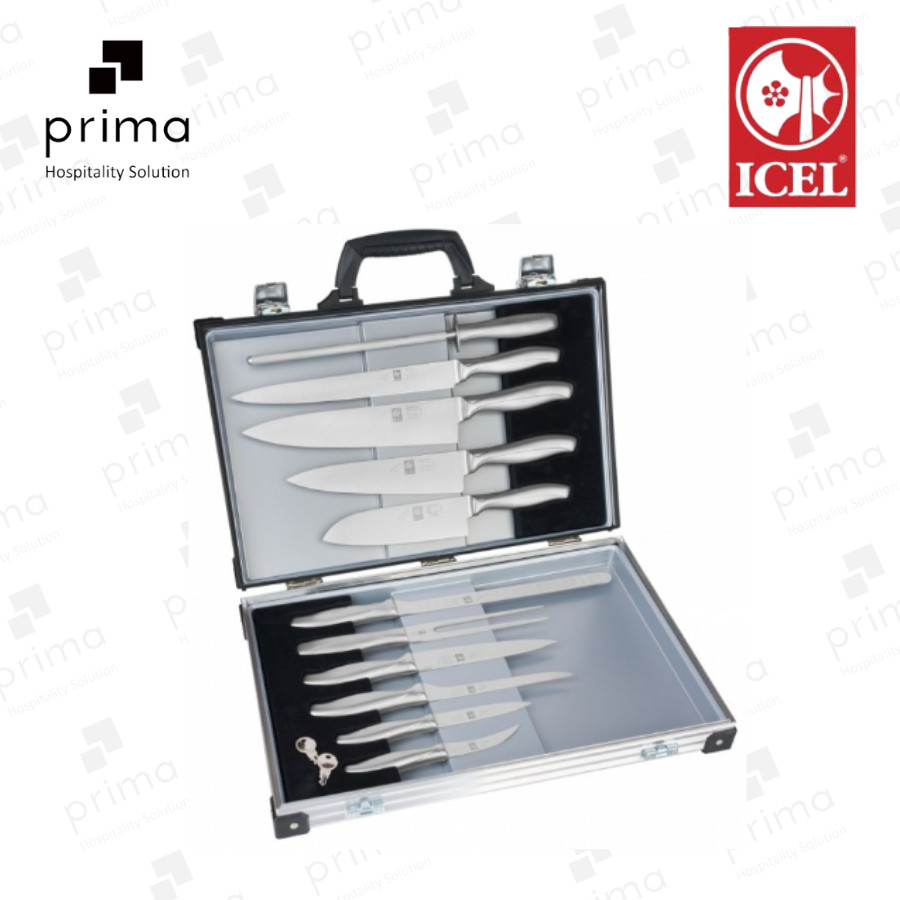 Jual Pisau Dapur Set 11 pcs | Chef Attache Case - ICEL | Shopee Indonesia