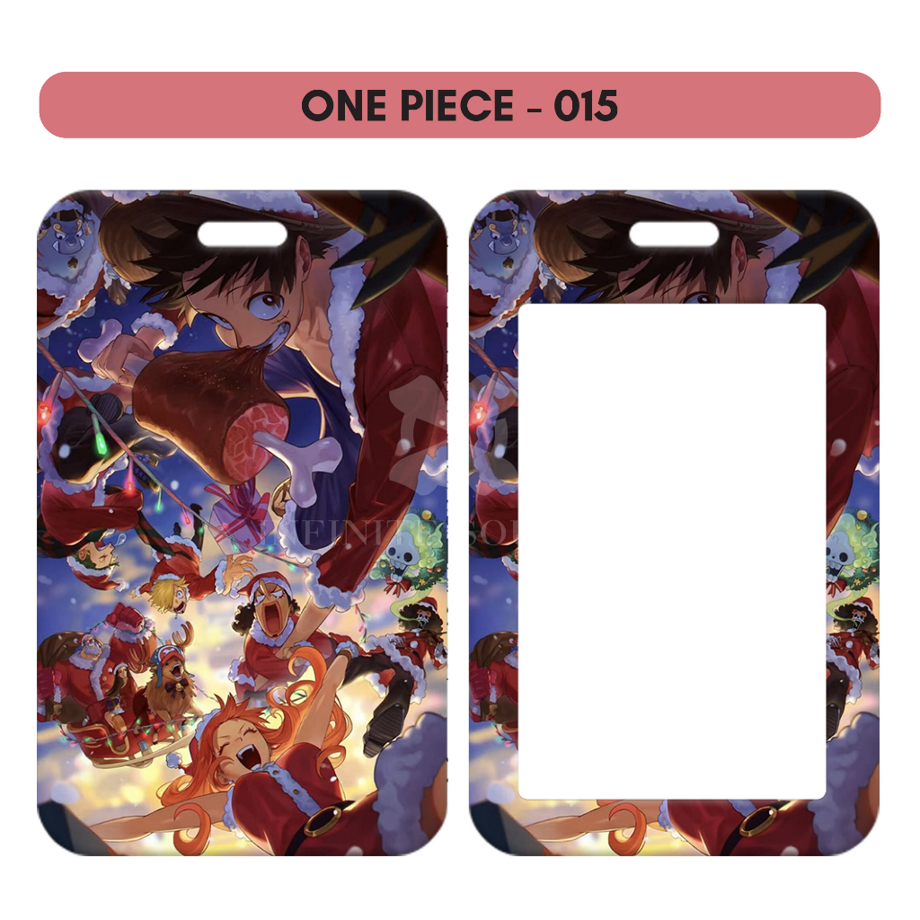 Jual (N009) Nametag One Piece Tanpa Tali / ID Card Straw Hat / Card ...