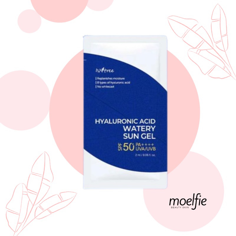 Jual [SAMPLE SIZE] ISNTREE HYALURONIC ACID WATERY SUN GEL SUNSCREEN 2ml ...