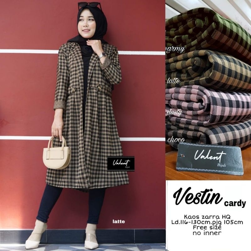 Jual Vestin Cardy by Valent ori | Shopee Indonesia