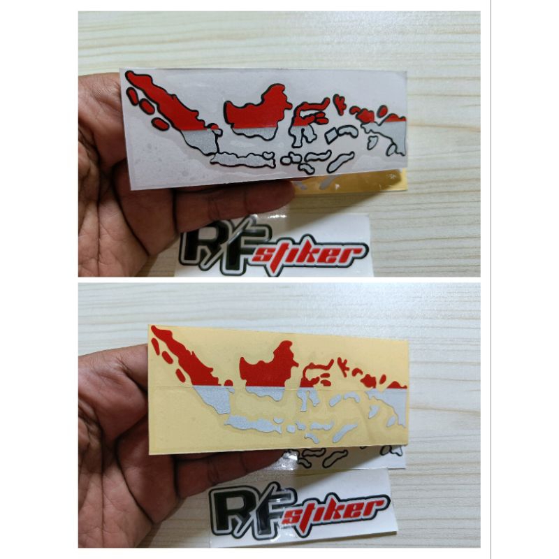 Jual Stiker sticker peta INDONESIA stiker cutting | Shopee Indonesia