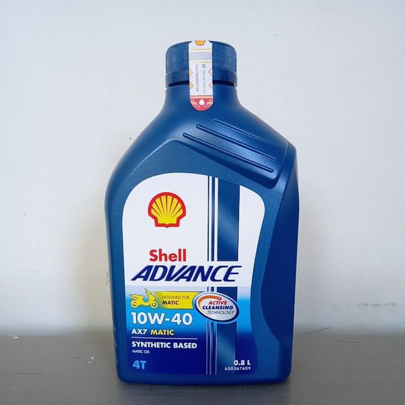 Jual Oli Shell AX7 matic 10w-40 800ml ORIGINAL untuk Beat Mio PCX ...
