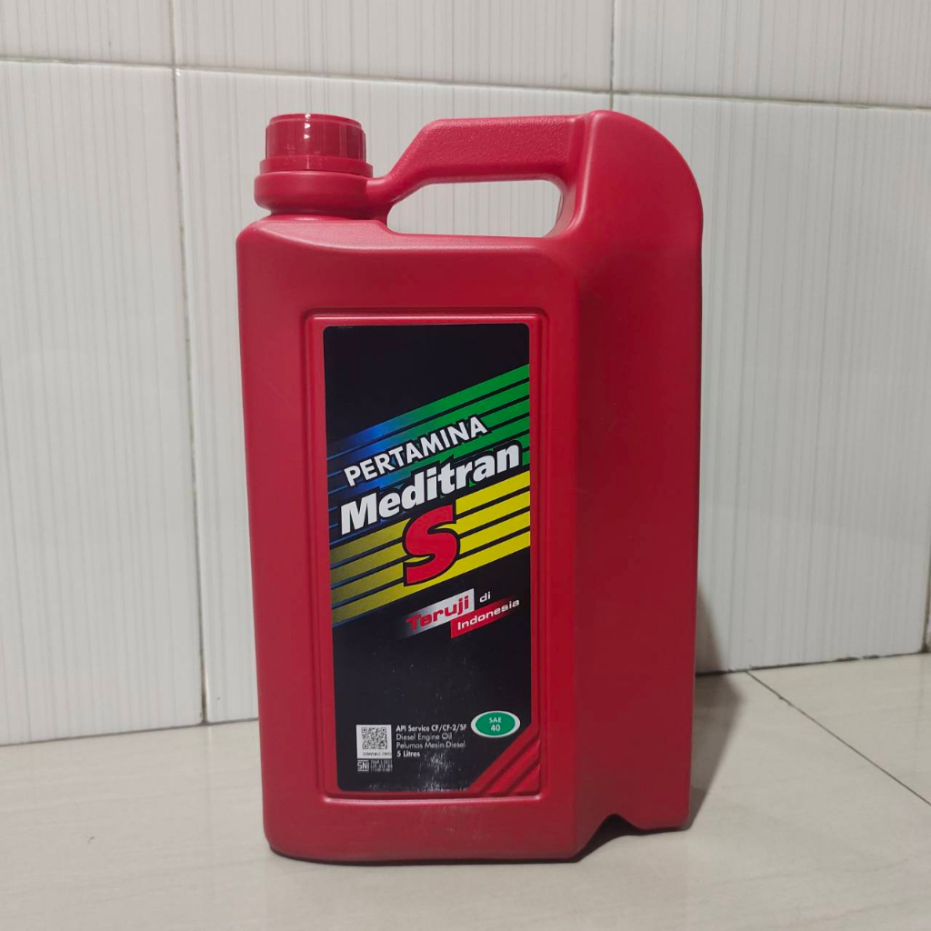 Jual PERTAMINA MEDITRAN S ( SAE 40 ) API CF / CF-2 / SF 5L (Oli Mobil ) | Shopee Indonesia