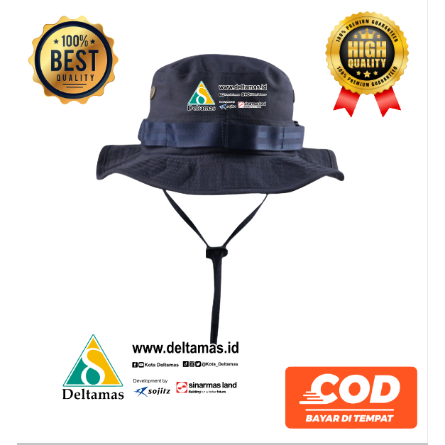 Jual Topi rimba model Deltamas premium grosirsweterbandung | Shopee ...